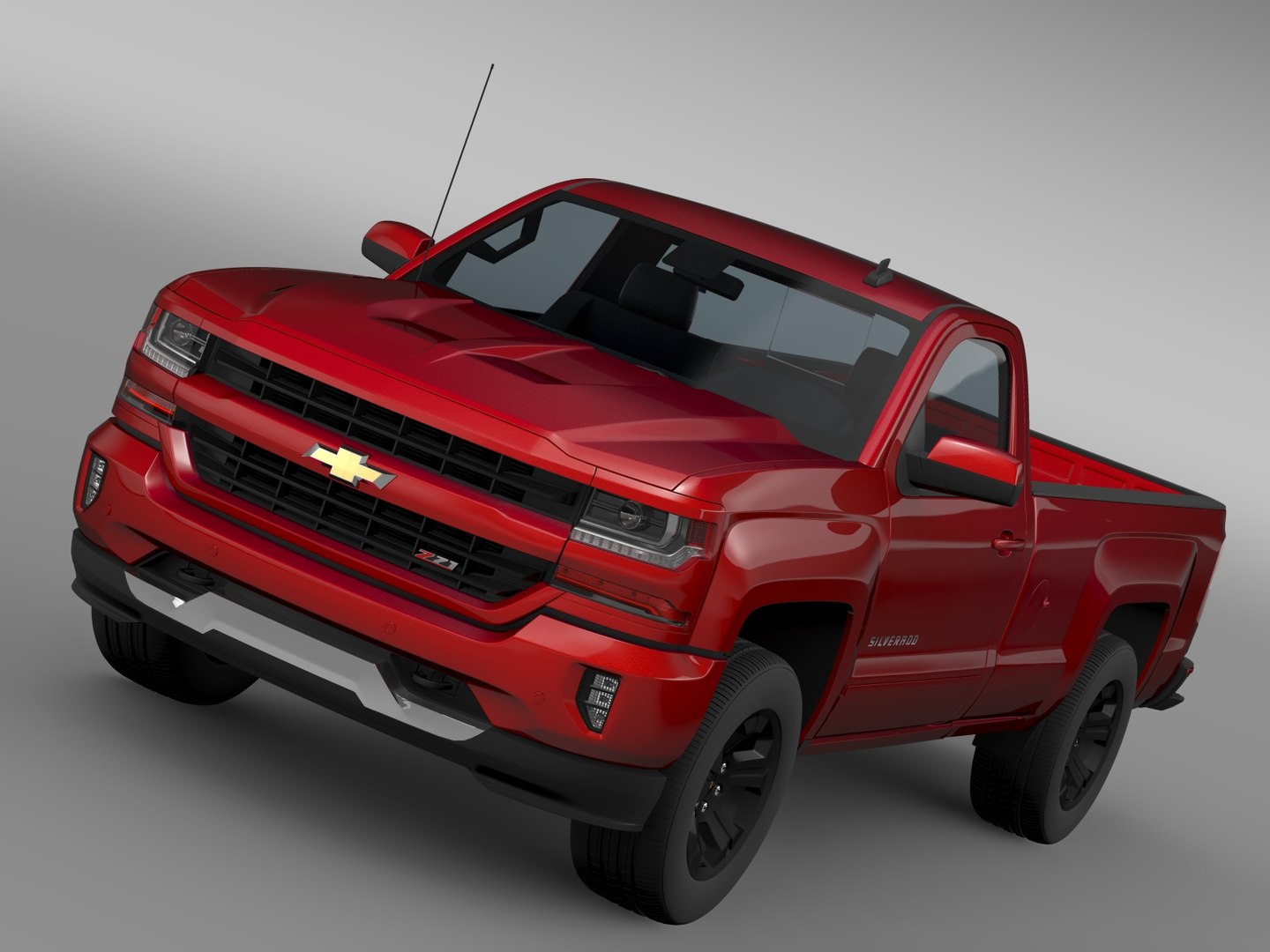 Chevrolet Silverado Lt Z71 3d Model