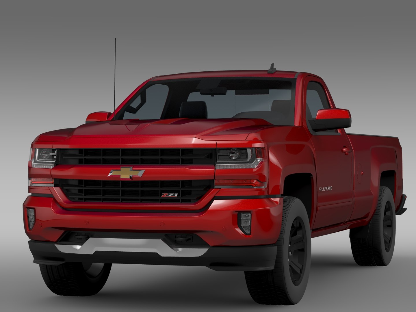 Chevrolet Silverado Lt Z71 3d Model