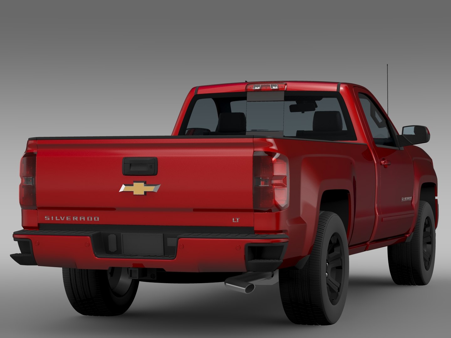 Chevrolet Silverado Lt Z71 3d Model
