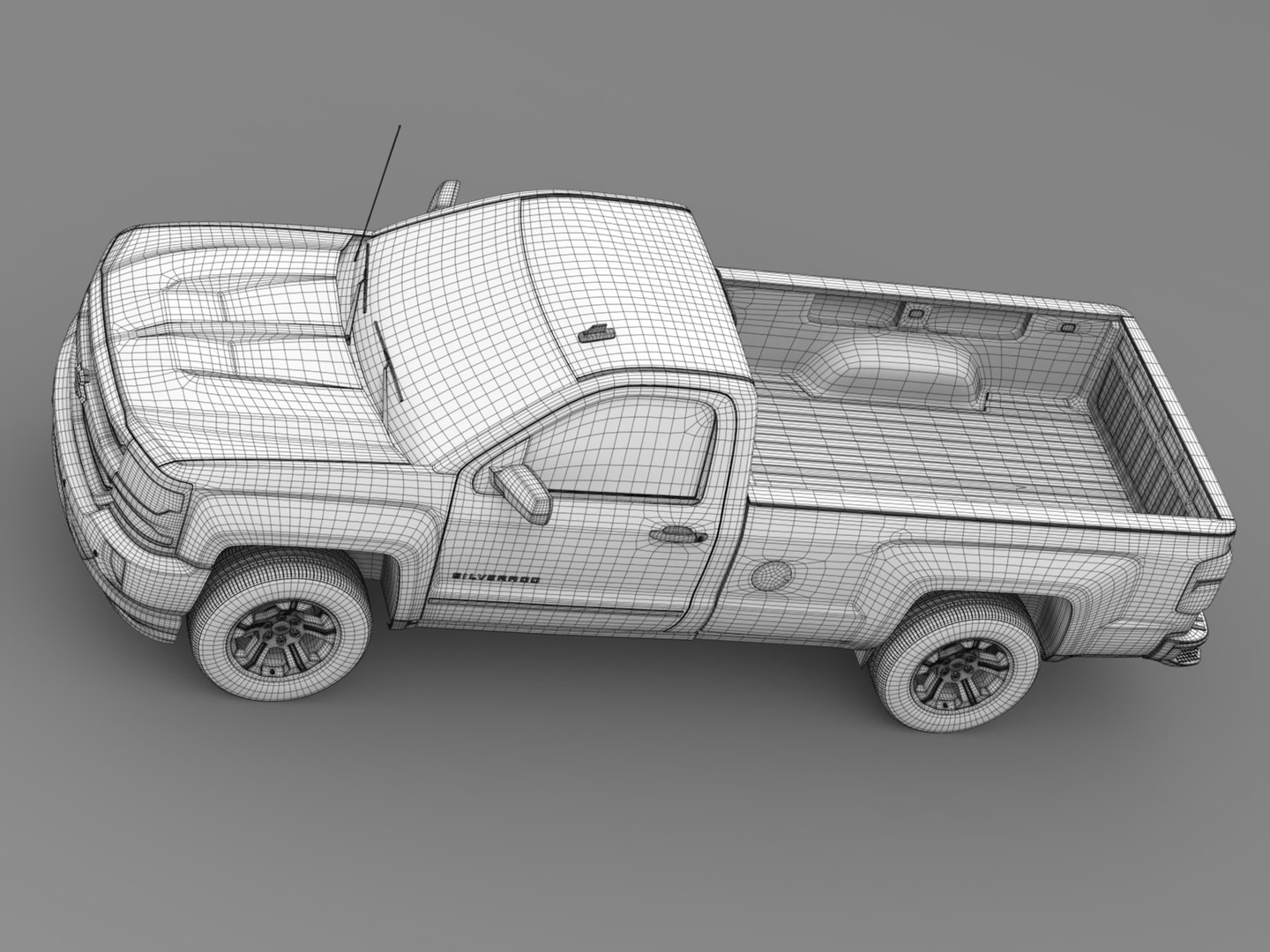 Chevrolet Silverado Lt Z71 3d Model