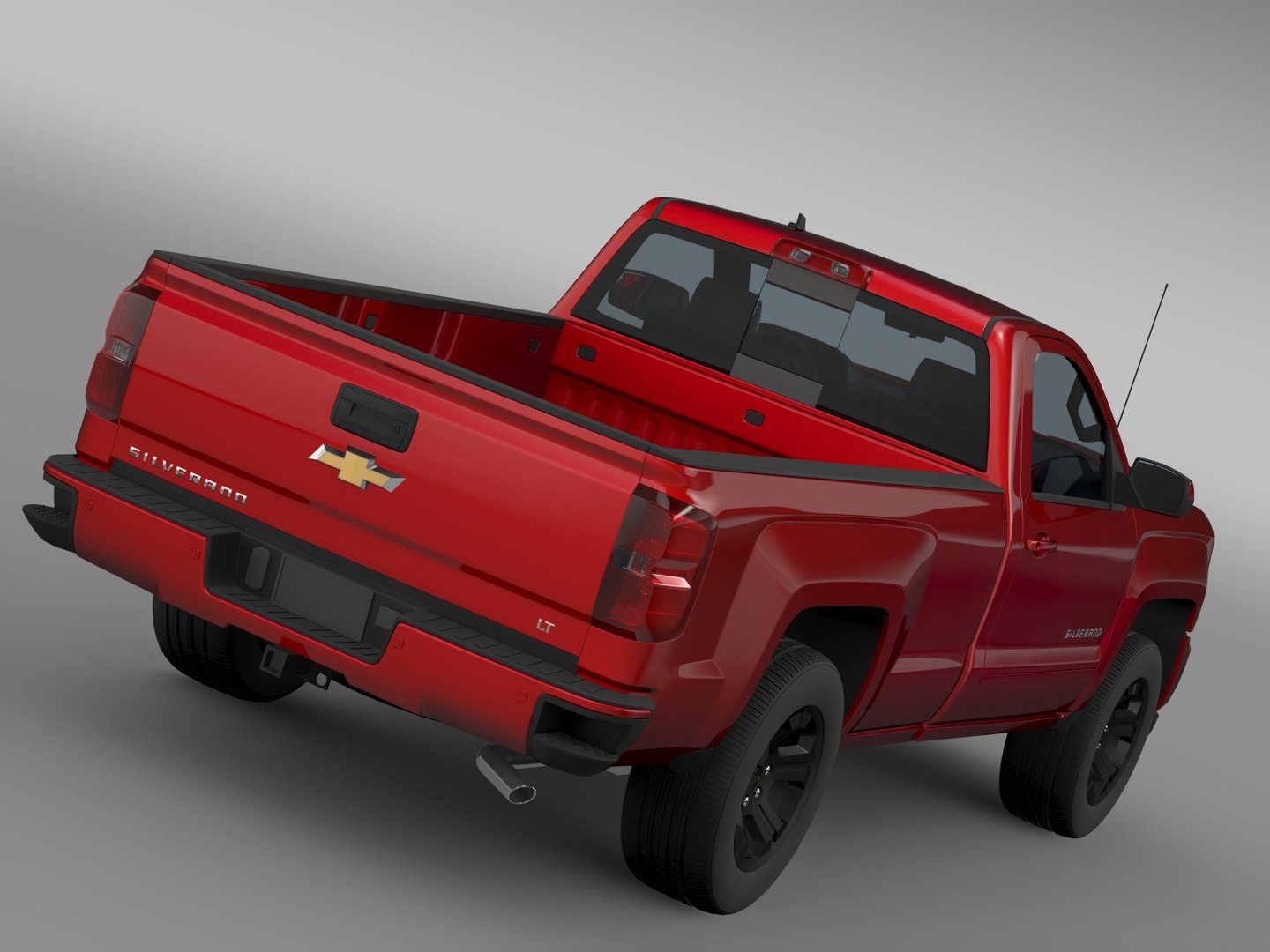 Chevrolet Silverado Lt Z71 3d Model