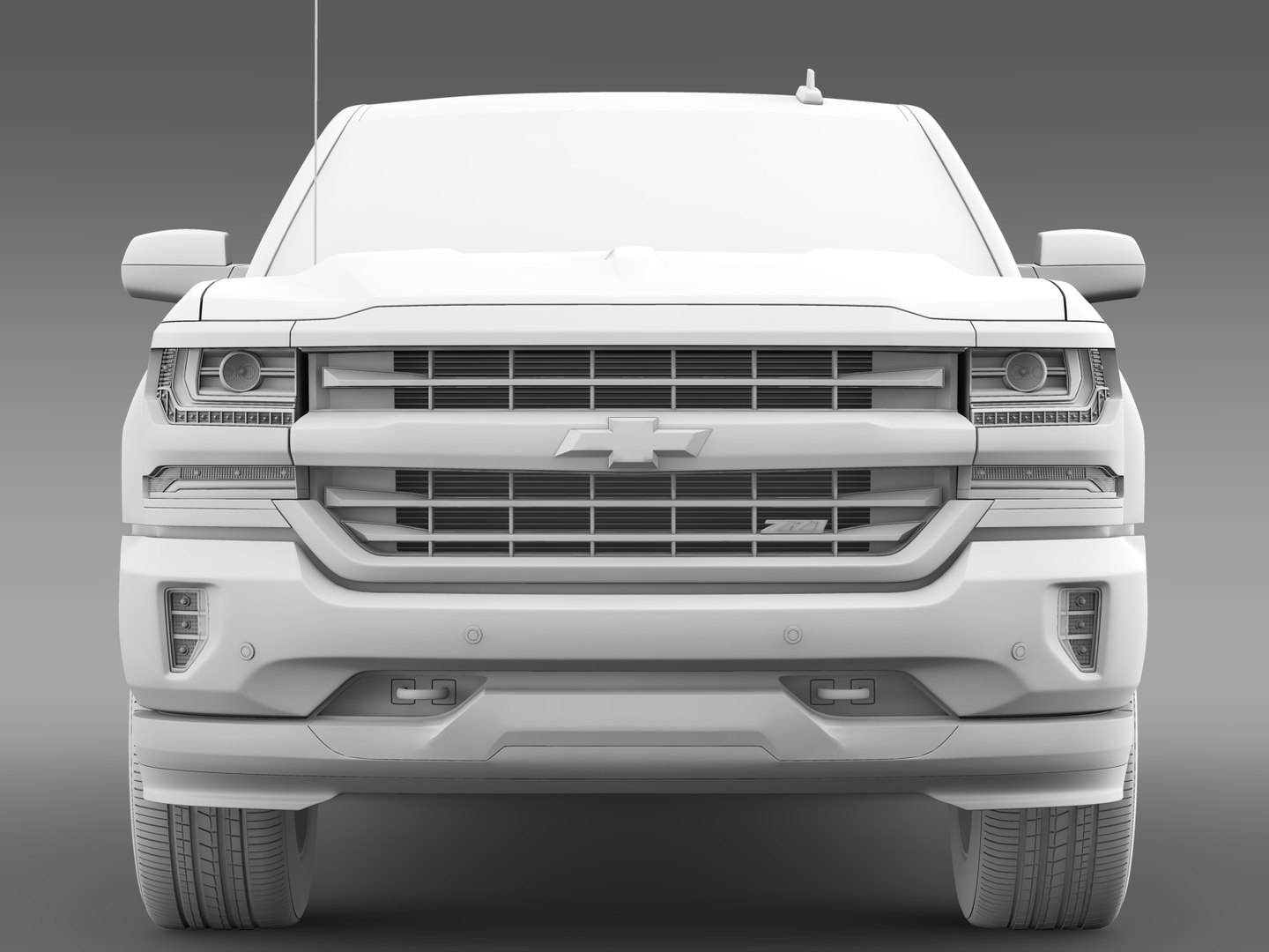 Chevrolet Silverado Lt Z71 3d Model
