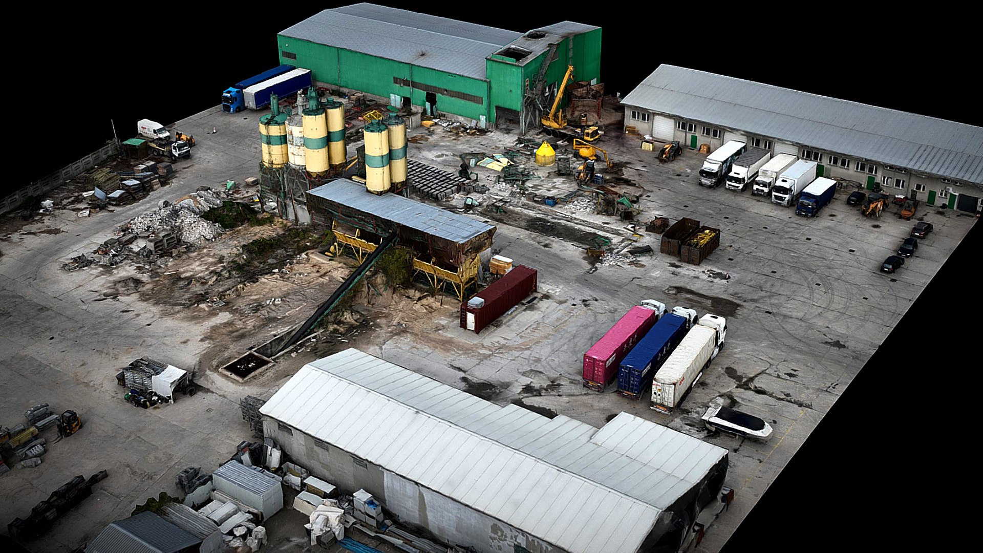 3D Factory Terrain Industrial Construction-site Drone Scan - TurboSquid ...