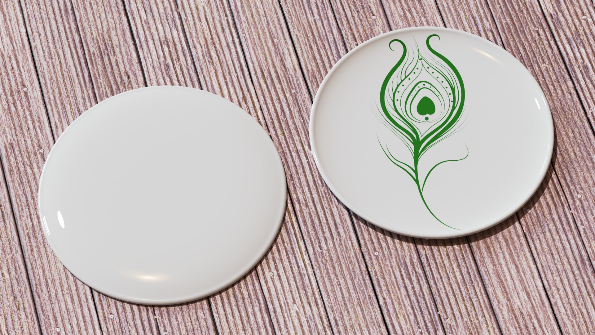 3D Decorative Ceramic Plate - TurboSquid 1557364