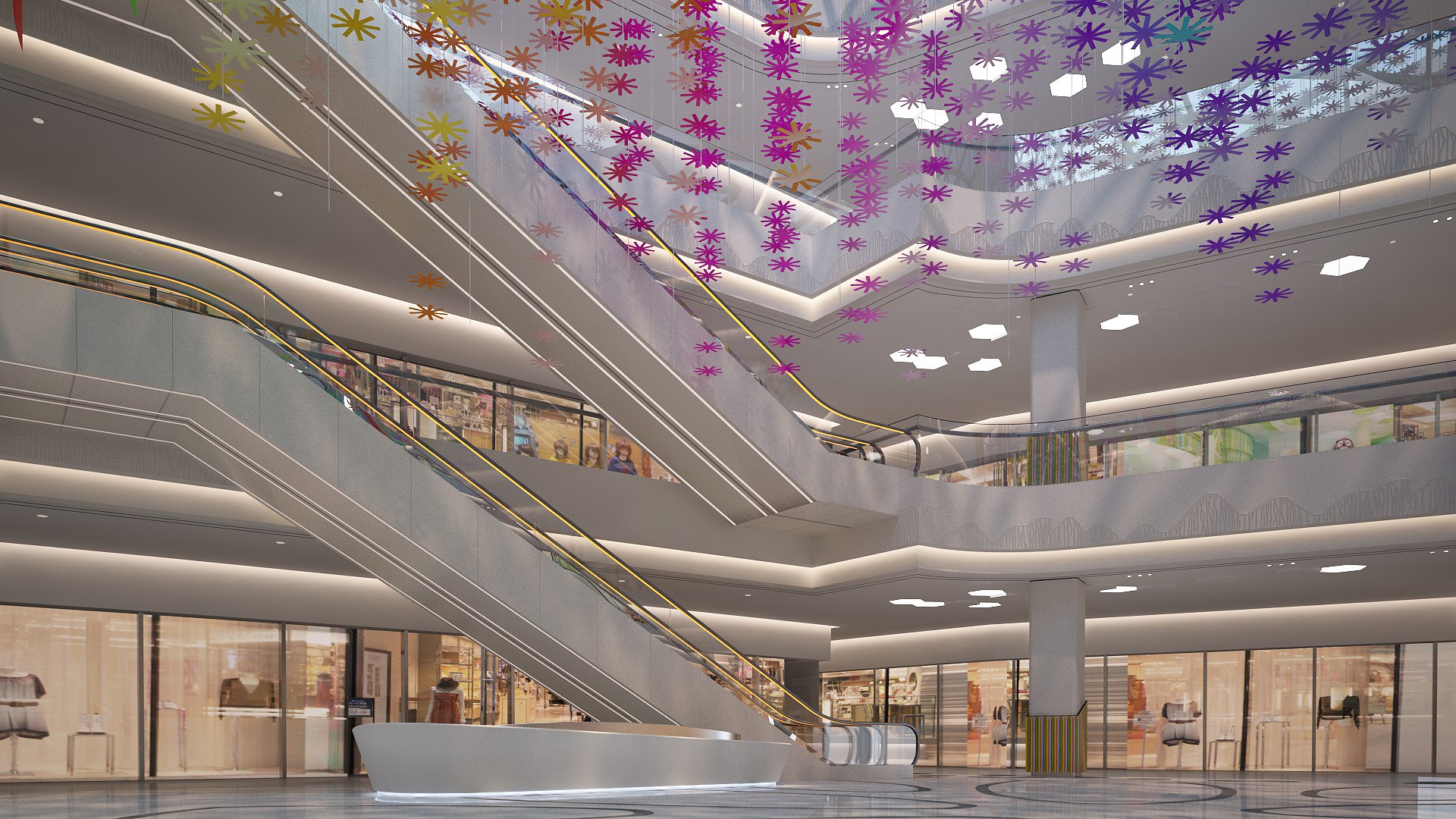 Shopping Mall 01 3D Model - TurboSquid 2156620