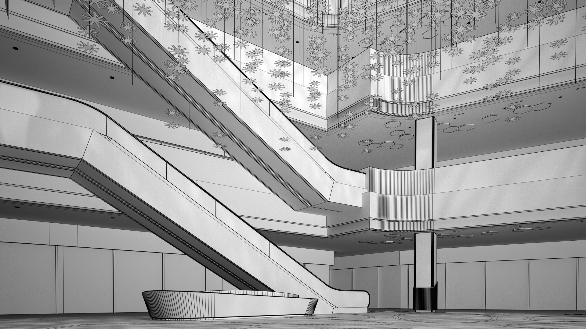 Shopping Mall 01 3D model - TurboSquid 2156620