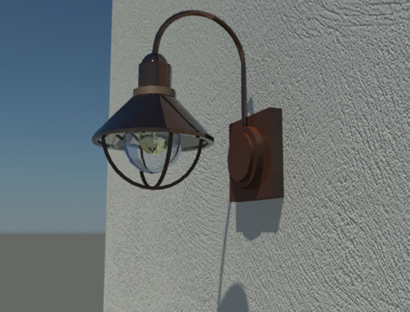 3d Exterior Light Fixture Model