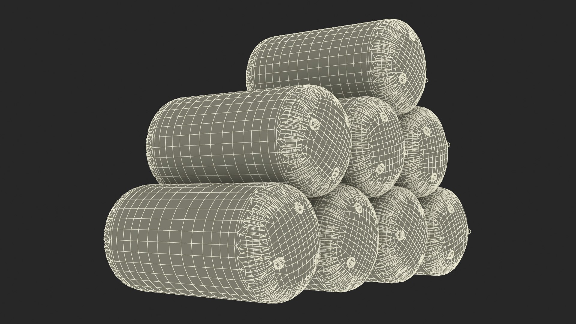 Floating Inflatable Marker Buoy For Water Sport Line Set 3D Model ...