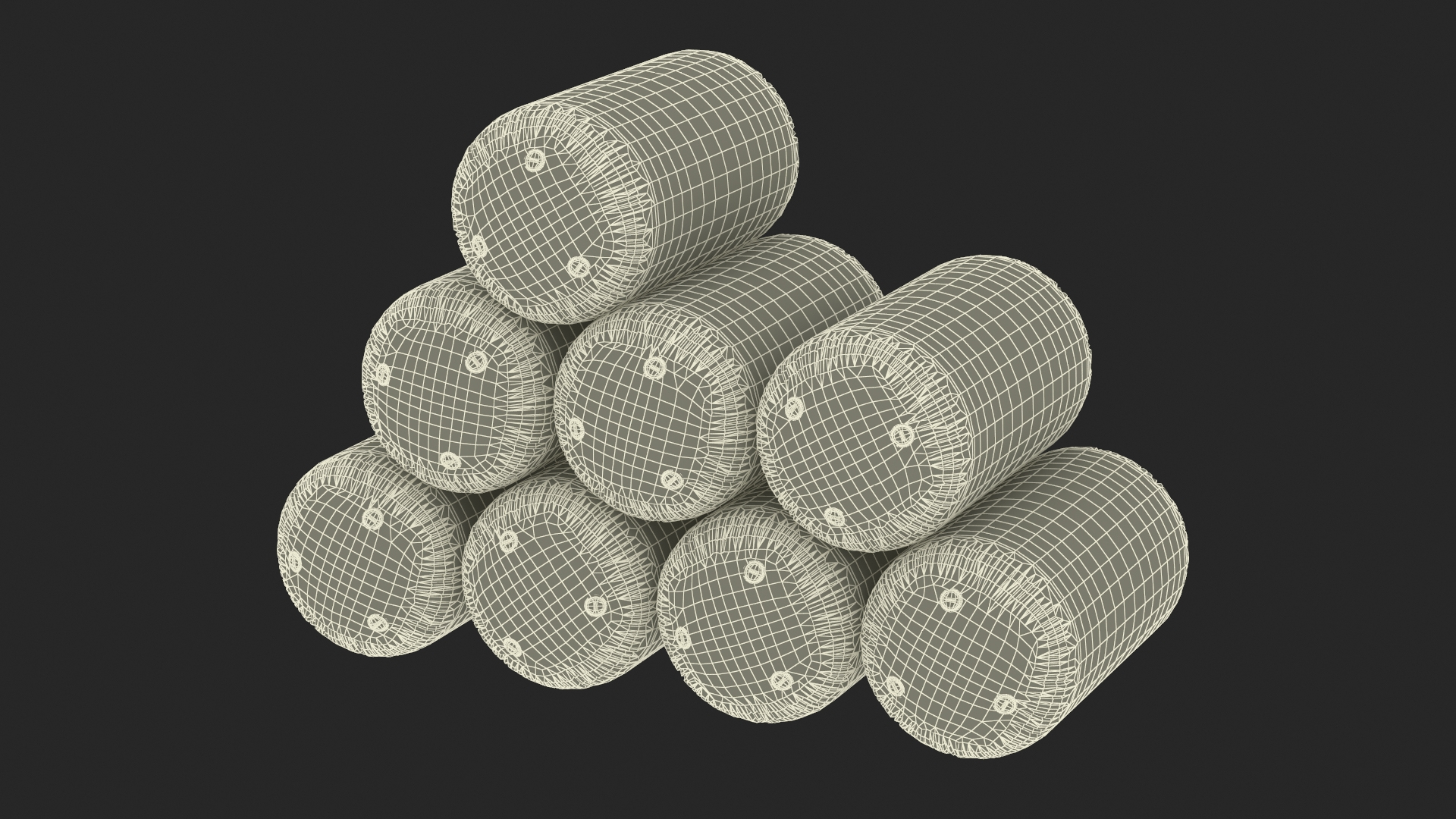 Floating Inflatable Marker Buoy For Water Sport Line Set 3D Model ...