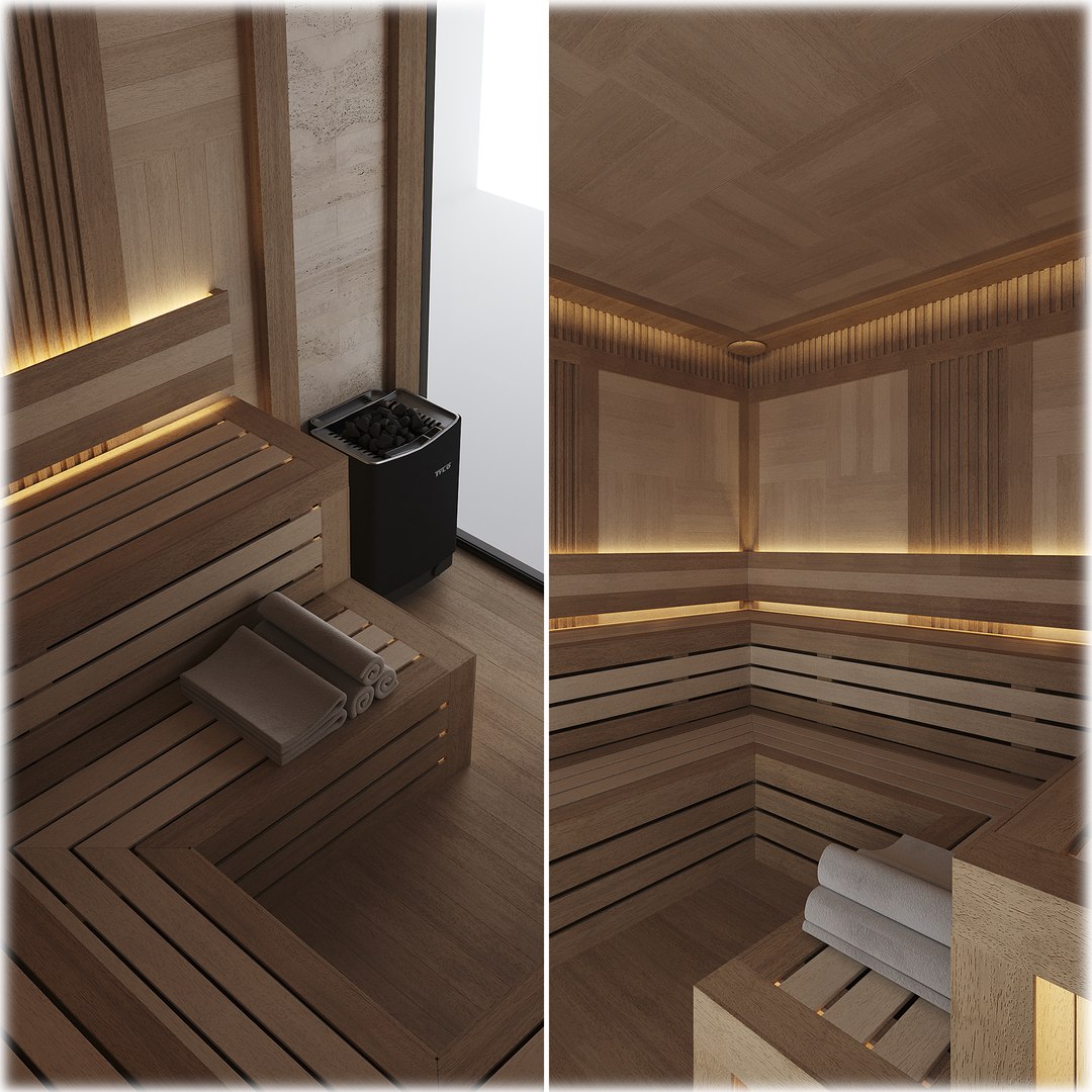 3D SAUNA Model - TurboSquid 2271235