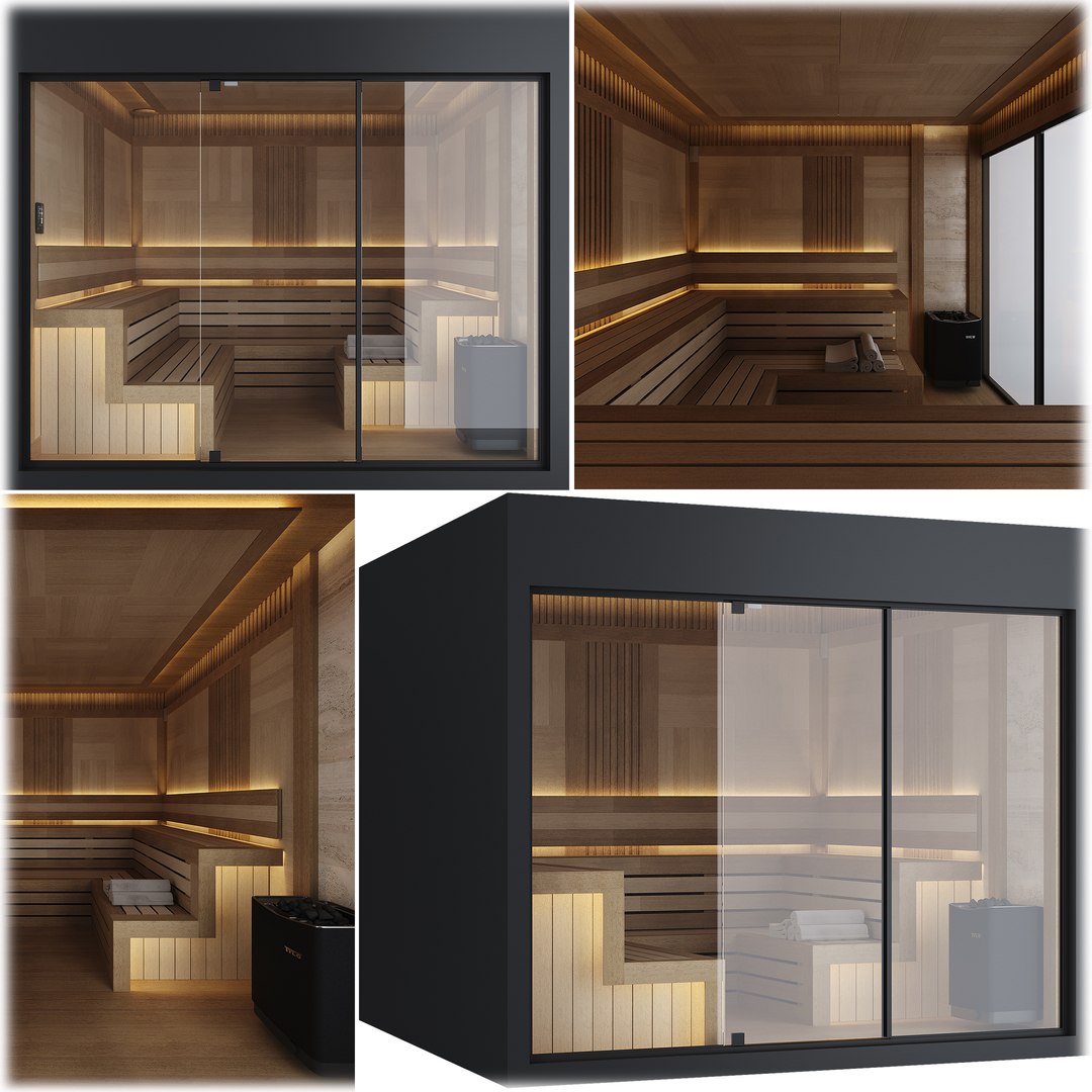 3D SAUNA Model - TurboSquid 2271235