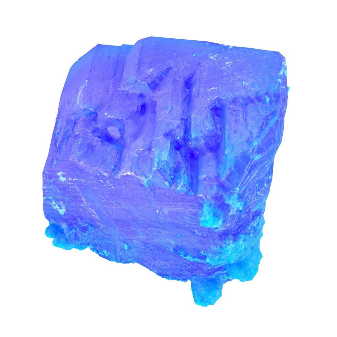 3D model blue salt crystal - TurboSquid 1219900