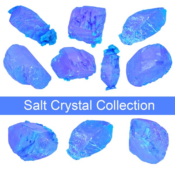 3d model crystal mineral