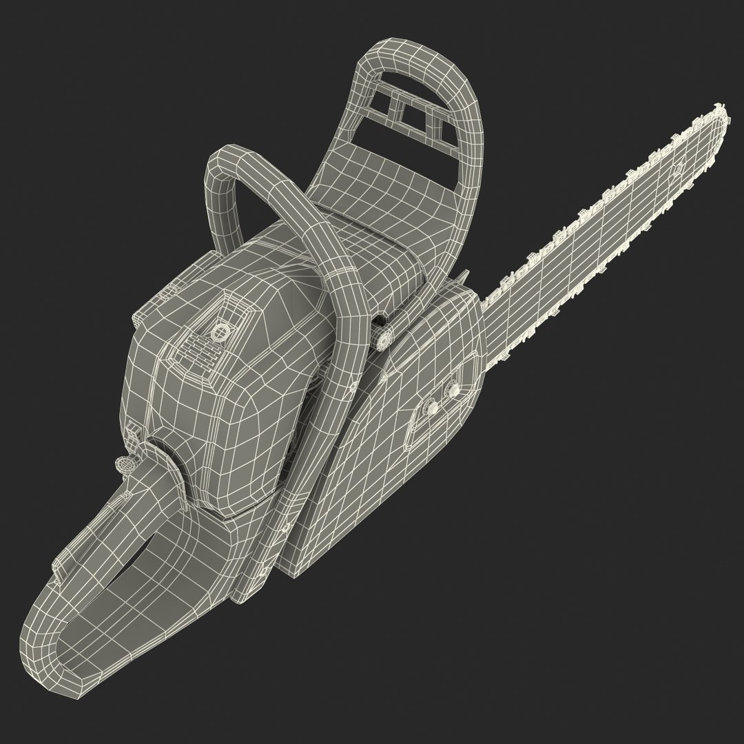 3d chainsaw saw model