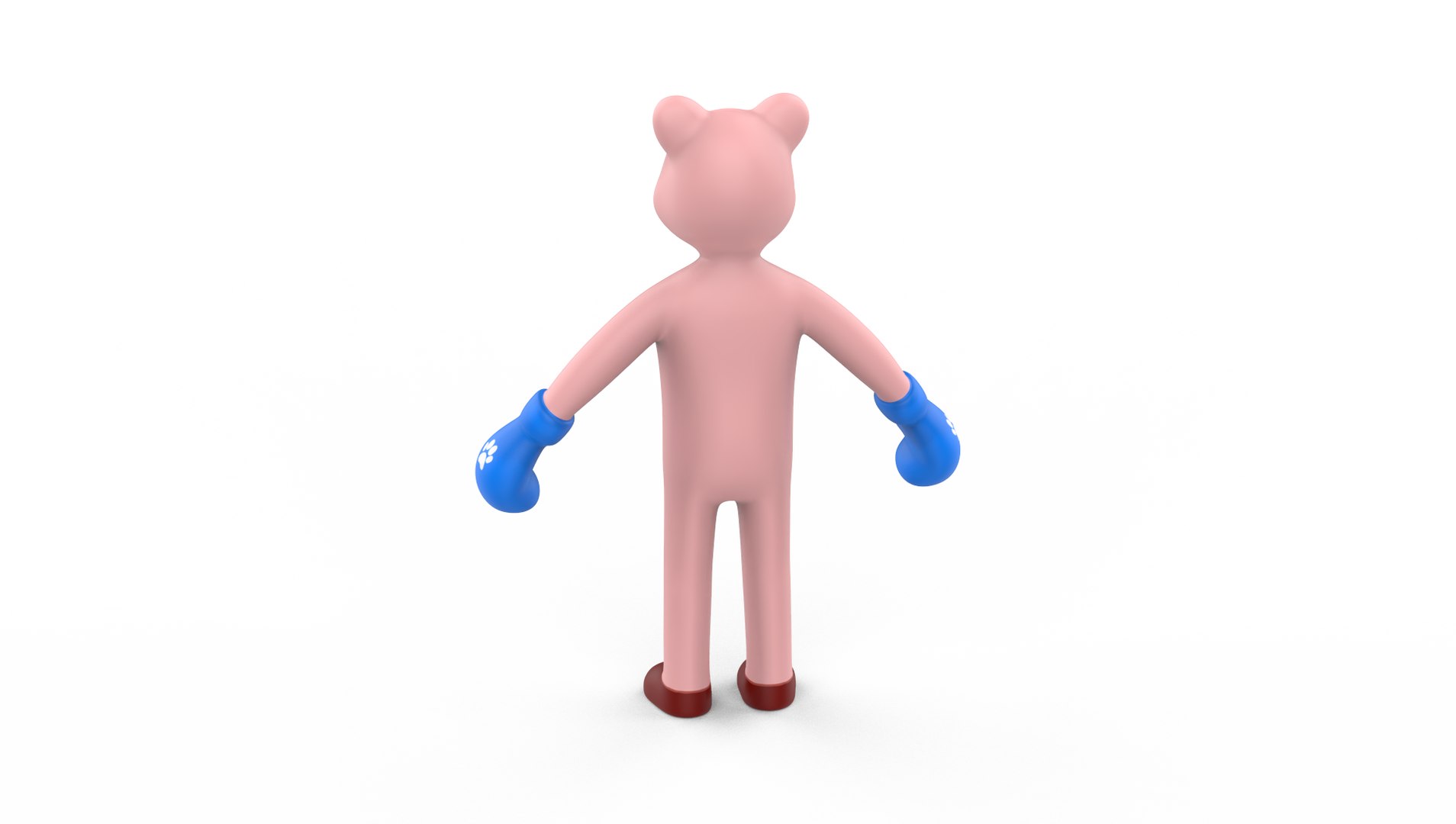 Boxing Pig Animal Animated Model - TurboSquid 2164343