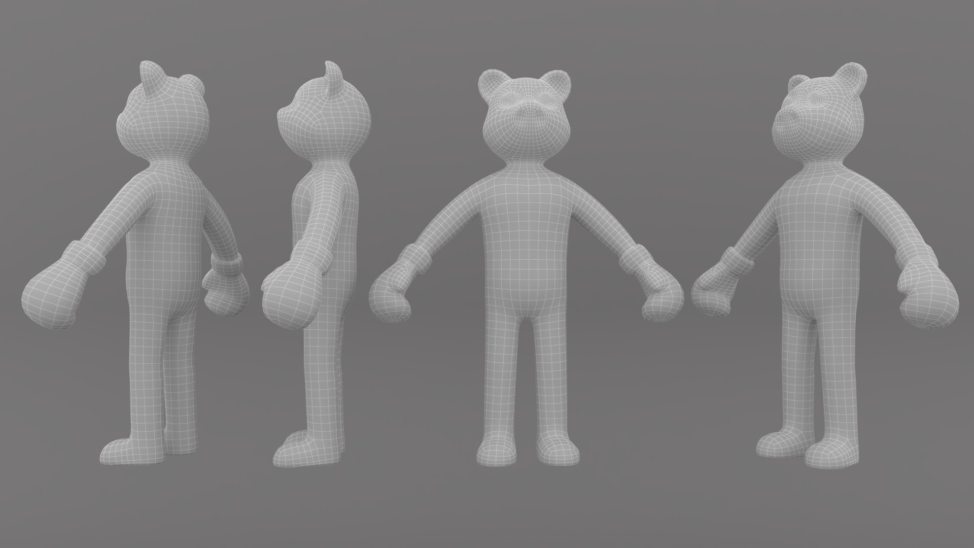 Boxing Pig Animal Animated Model - TurboSquid 2164343