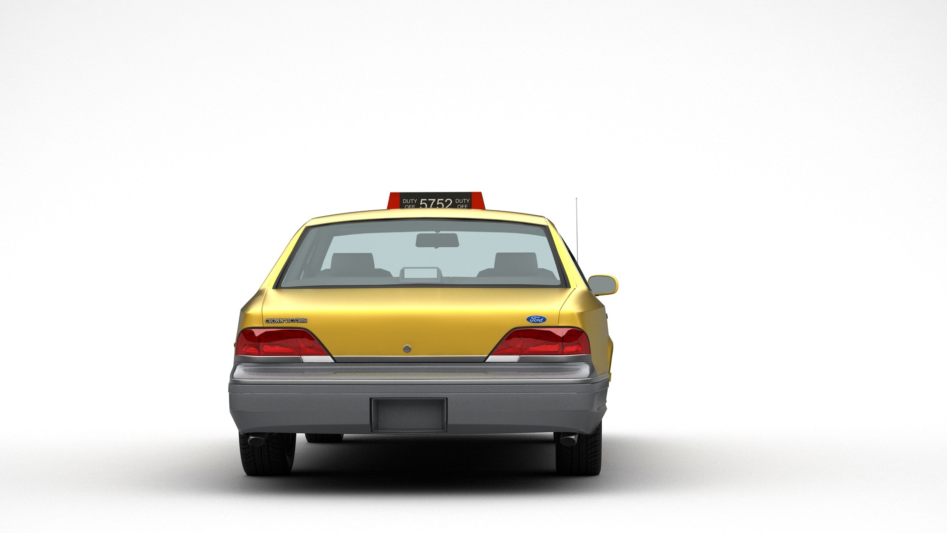 Ford Crown Victoria Taxi 1992 3D - TurboSquid 2010780