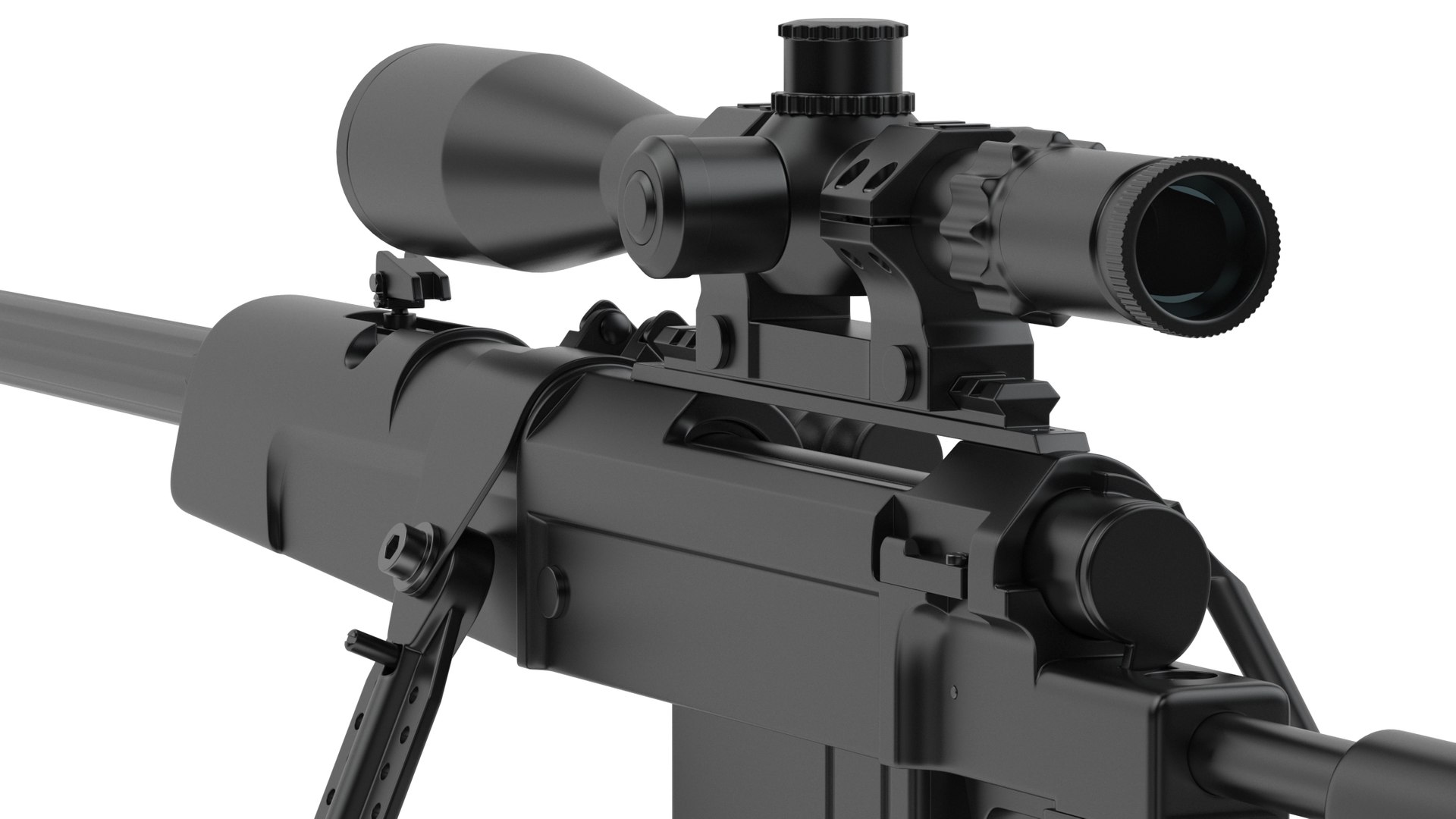 Zastava M93 Black Arrow Anti-materiel Rifle 3D Model - TurboSquid 2046039