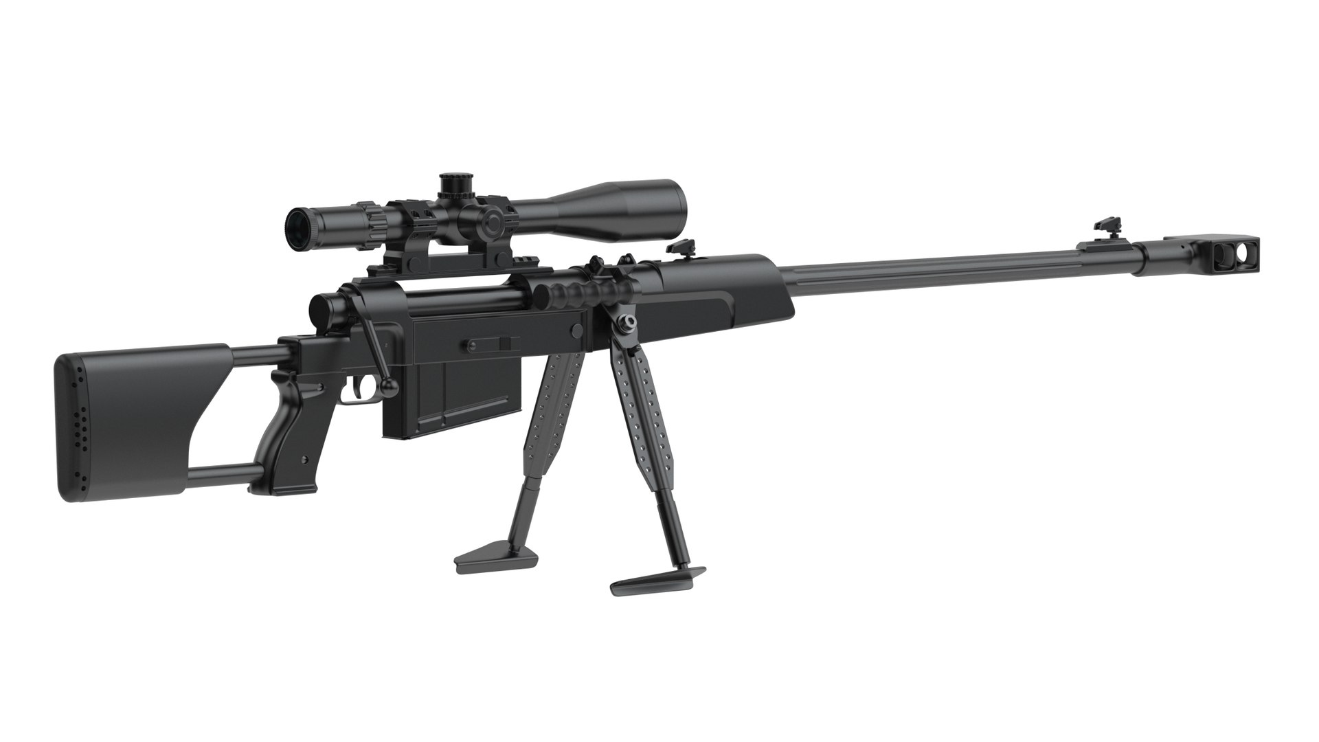 Zastava M93 Black Arrow Anti-materiel Rifle 3D Model - TurboSquid 2046039