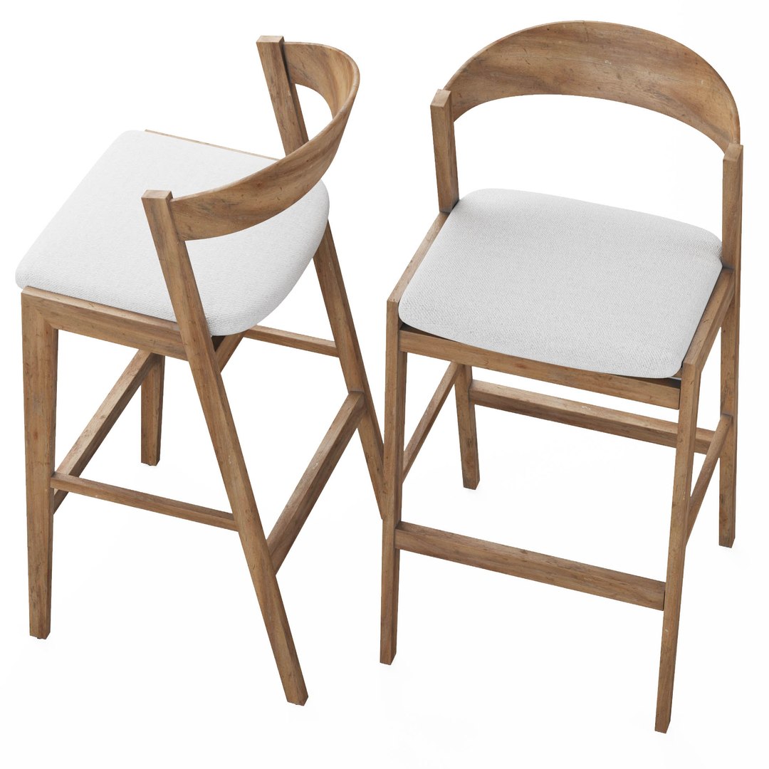 3D Rh Anders Fabric Bar Model - TurboSquid 1404046