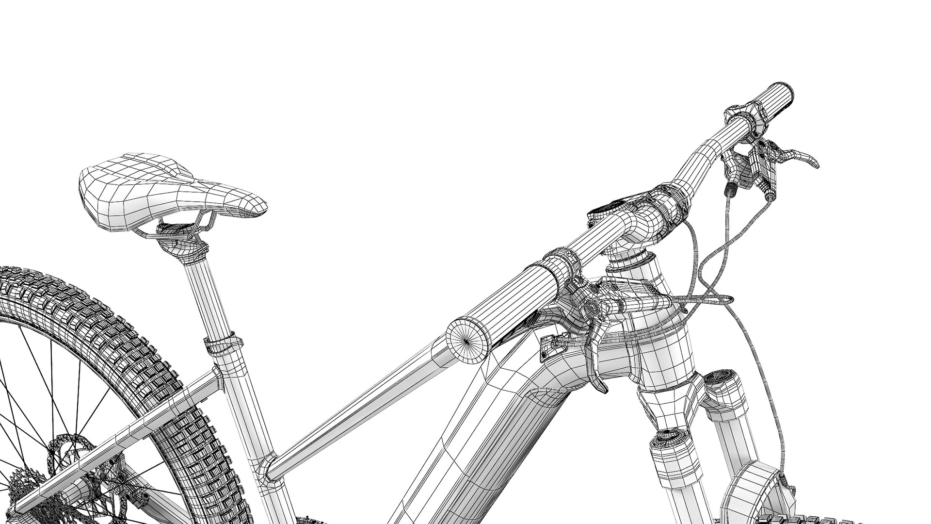 CubeREACTION HYBRID 400 Bike 3D model - TurboSquid 1771531