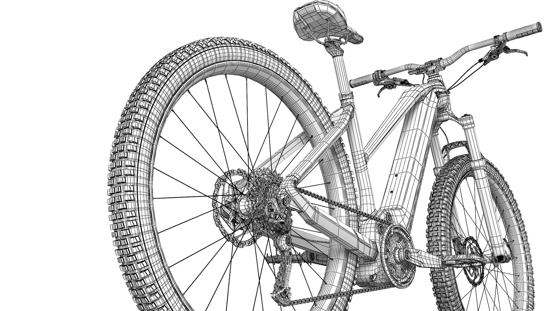 CubeREACTION HYBRID 400 Bike 3D model - TurboSquid 1771531