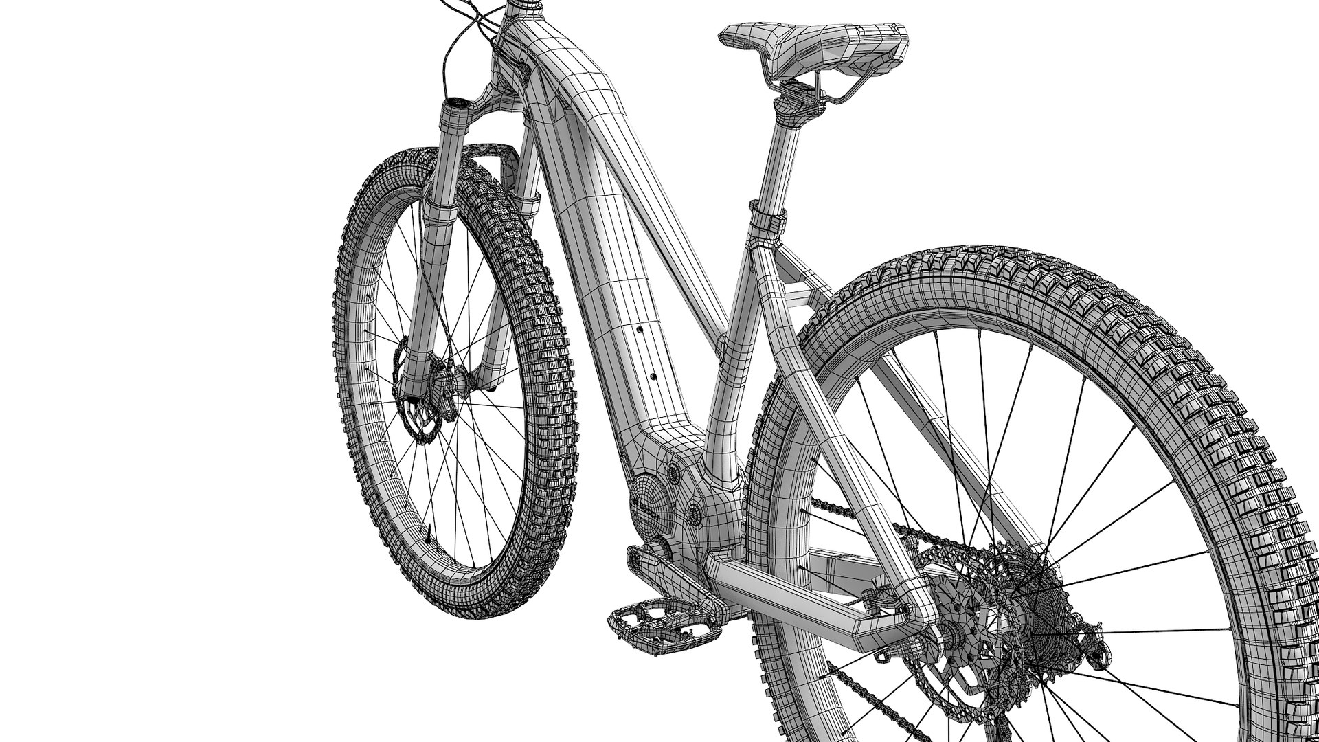 CubeREACTION HYBRID 400 Bike 3D model - TurboSquid 1771531