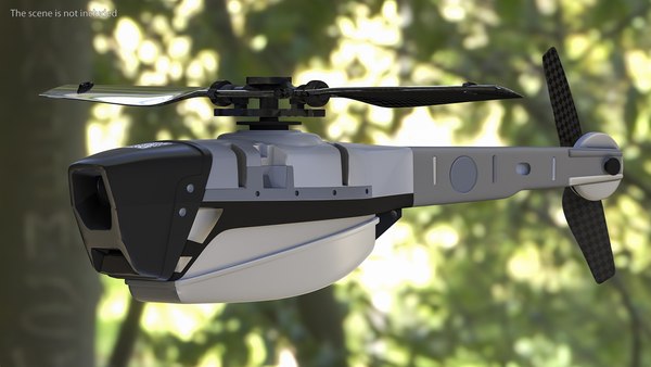 Flir 드론 블랙 호넷 나노 UAV 리지드 3D 모델 - TurboSquid 1918240