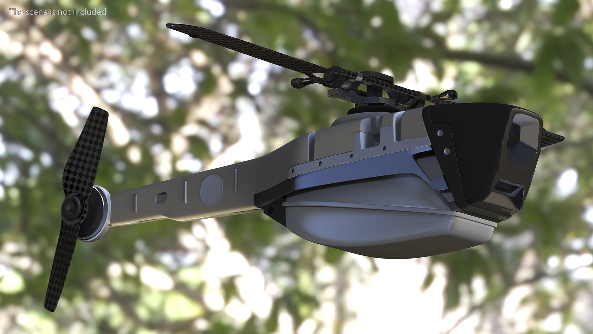 3D Model Flir Drone Black Hornet Nano UAV Rigged - TurboSquid 1918240