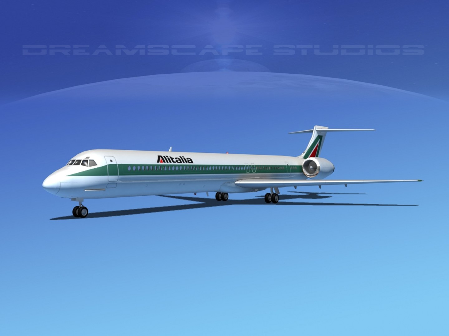 3d model mcdonnell douglas md-80