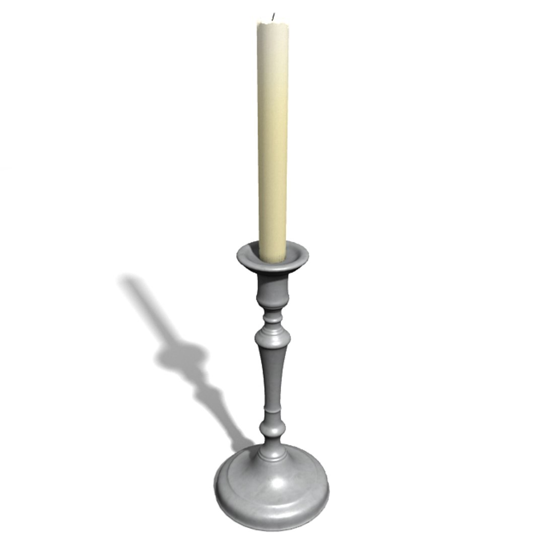 3d Candlestick Candle Stick