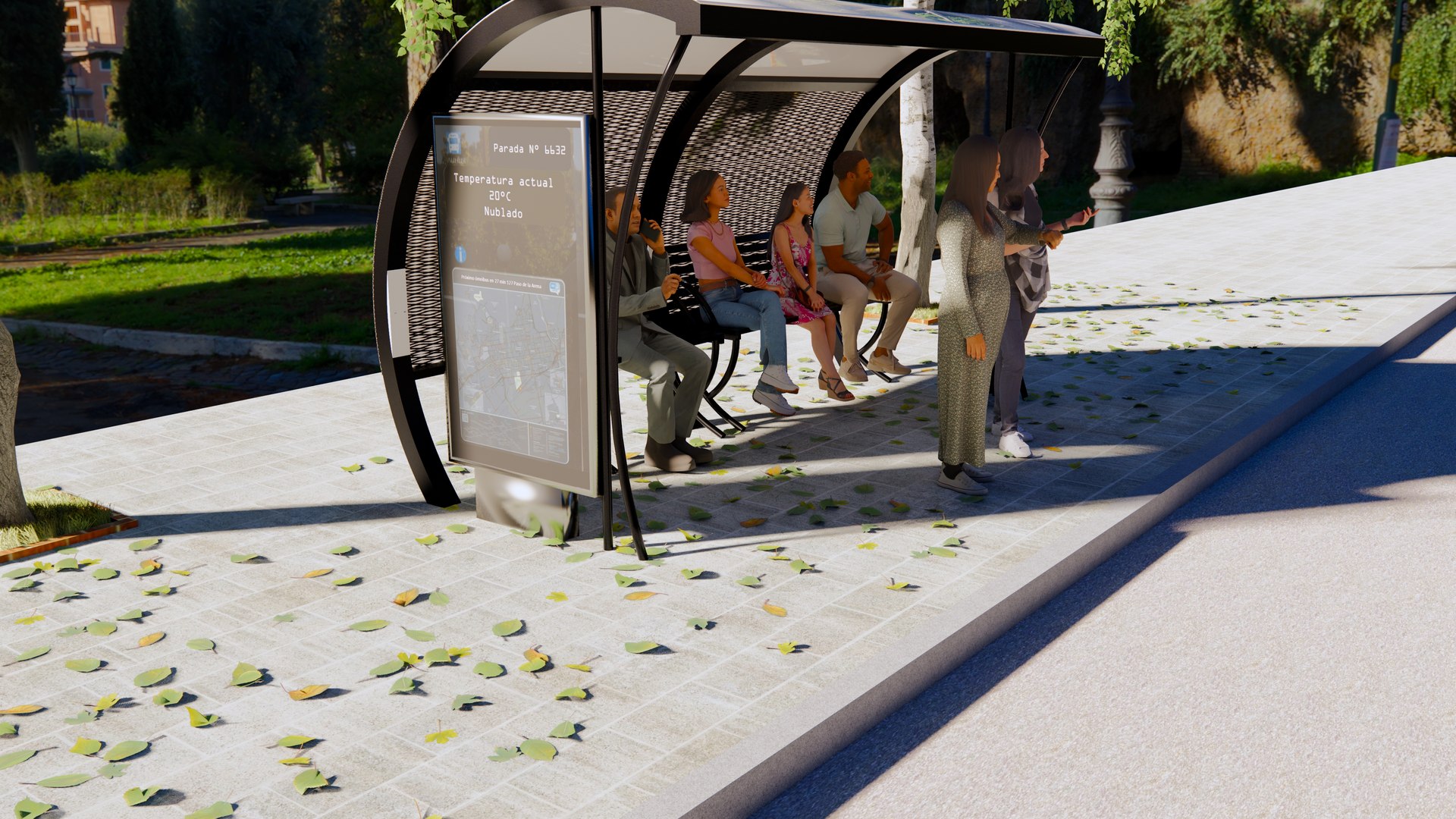 Parada Bus1 3D - TurboSquid 2209462