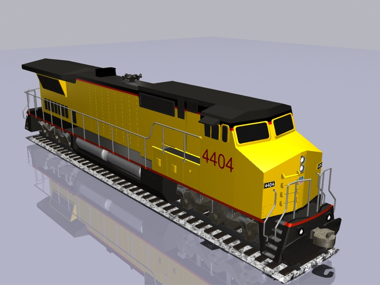 Locomotive Engine Obj