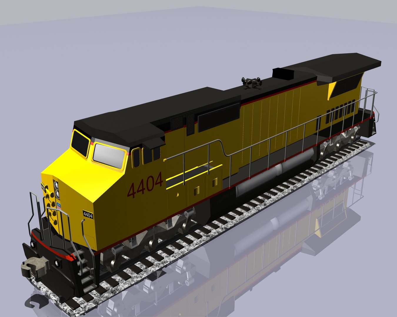 Locomotive Engine Obj