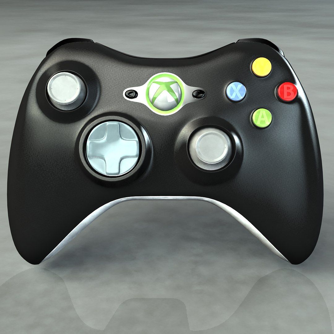 3d Model Xbox 360 Controller