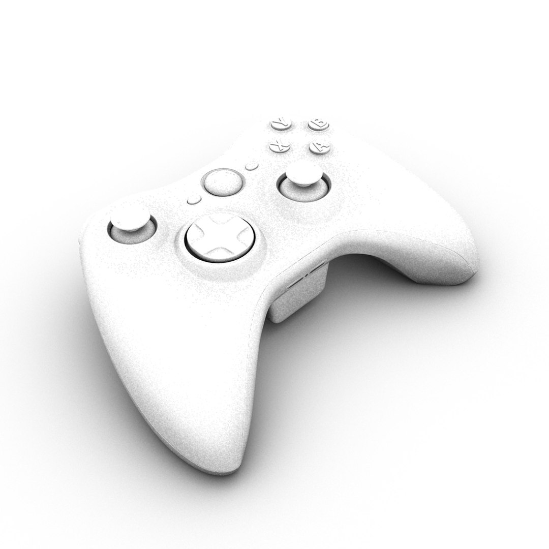 3d Model Xbox 360 Controller