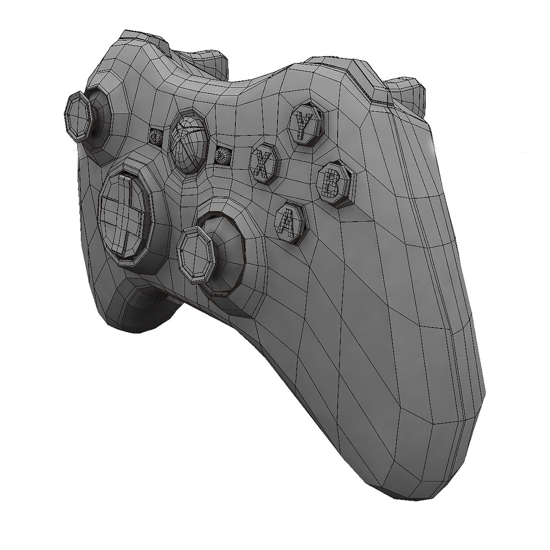 3d Model Xbox 360 Controller