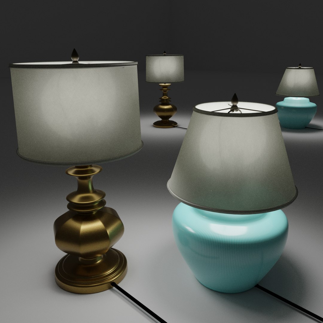 Table Lamps 3D Model - TurboSquid 1376670