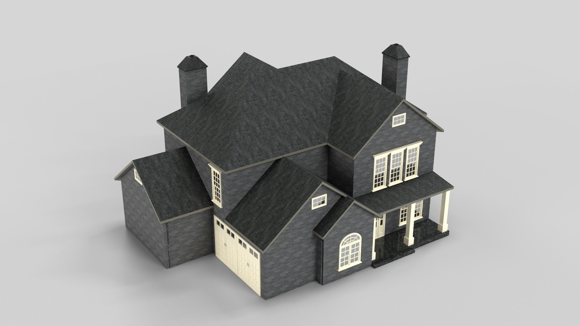 Neighborhood House 17T1 3D Model - TurboSquid 2220465