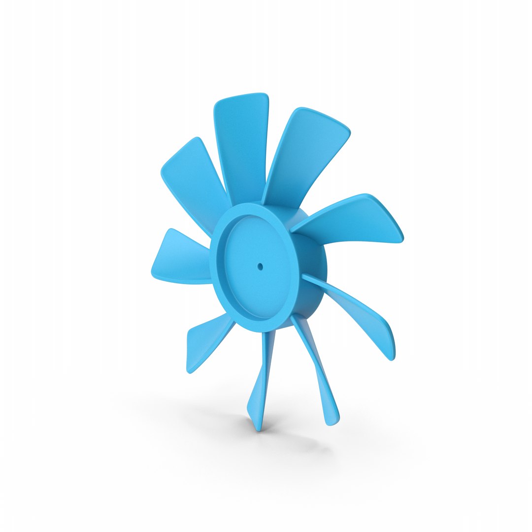 Blue Plastic Propeller 3D Model - TurboSquid 2354678