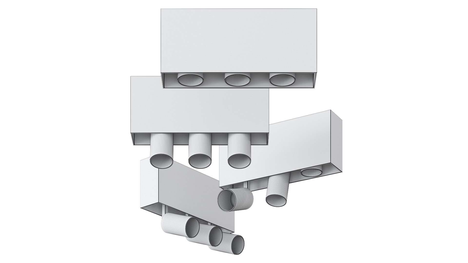 3D SPLITBOX Ceiling By Delta Light Model - TurboSquid 2128493
