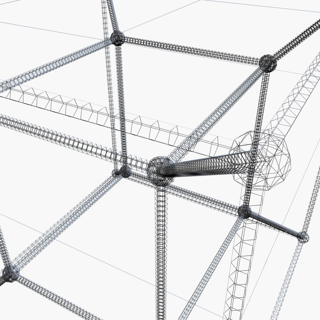 Hypercube Tesseract 3d Model