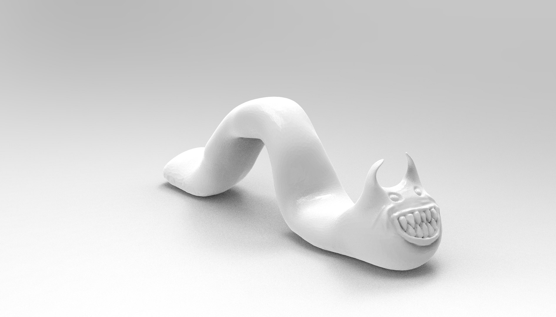 3D Demonic Nasty Worm Model - TurboSquid 1953807