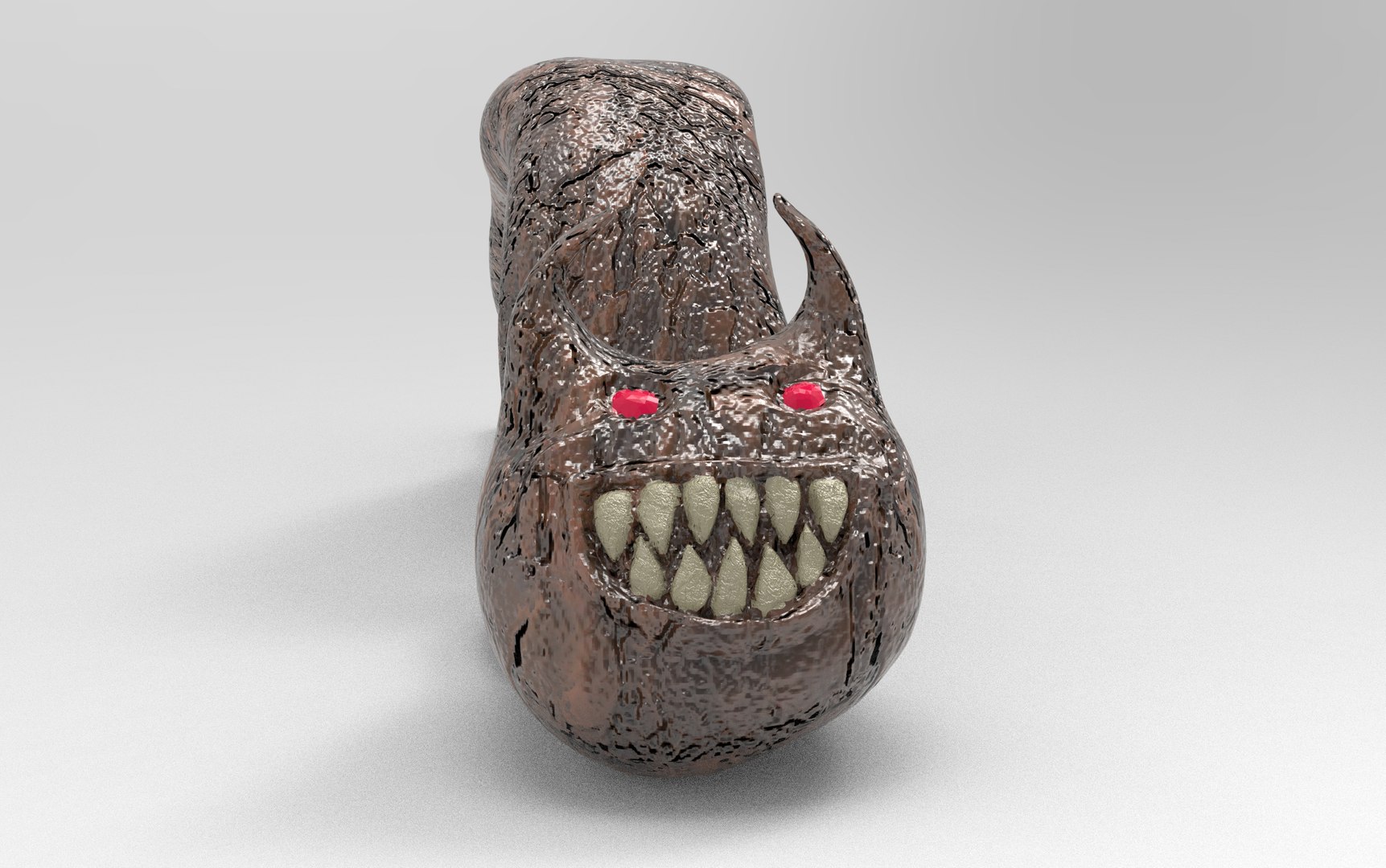 3D Demonic Nasty Worm Model - TurboSquid 1953807