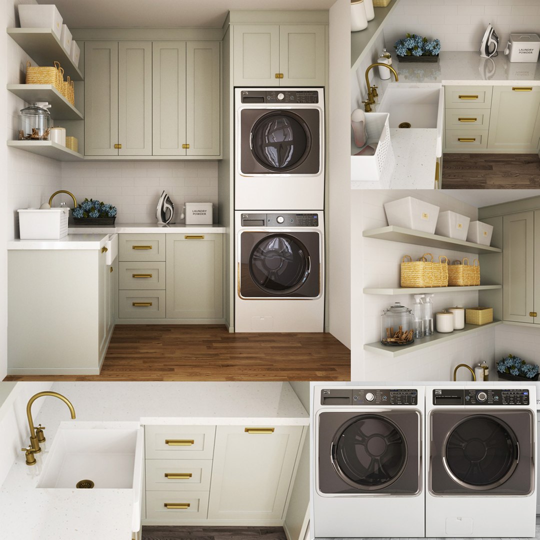 Laundry 3D Model - TurboSquid 1616601