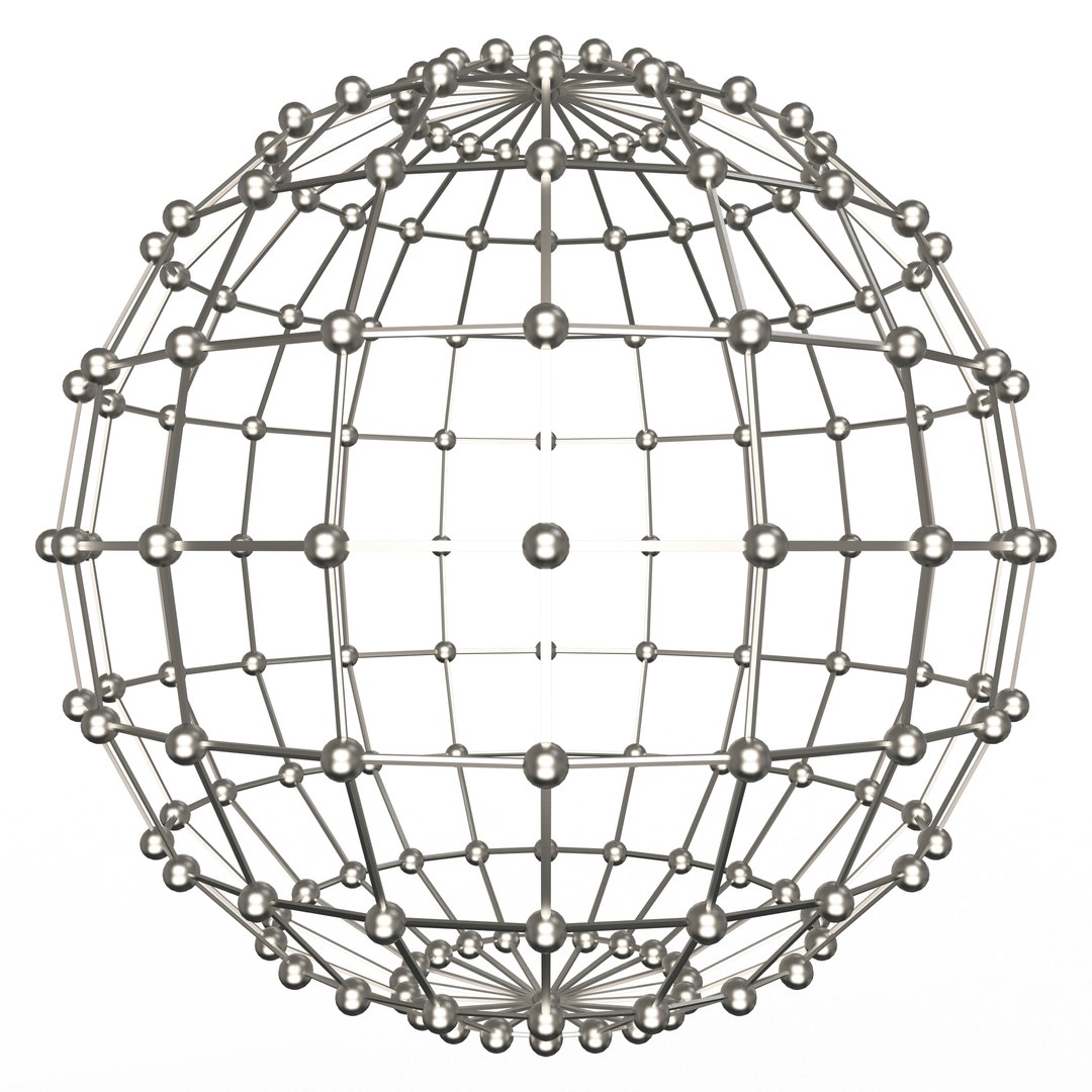 3D Wireframe Sphere 003 Model - TurboSquid 1914286
