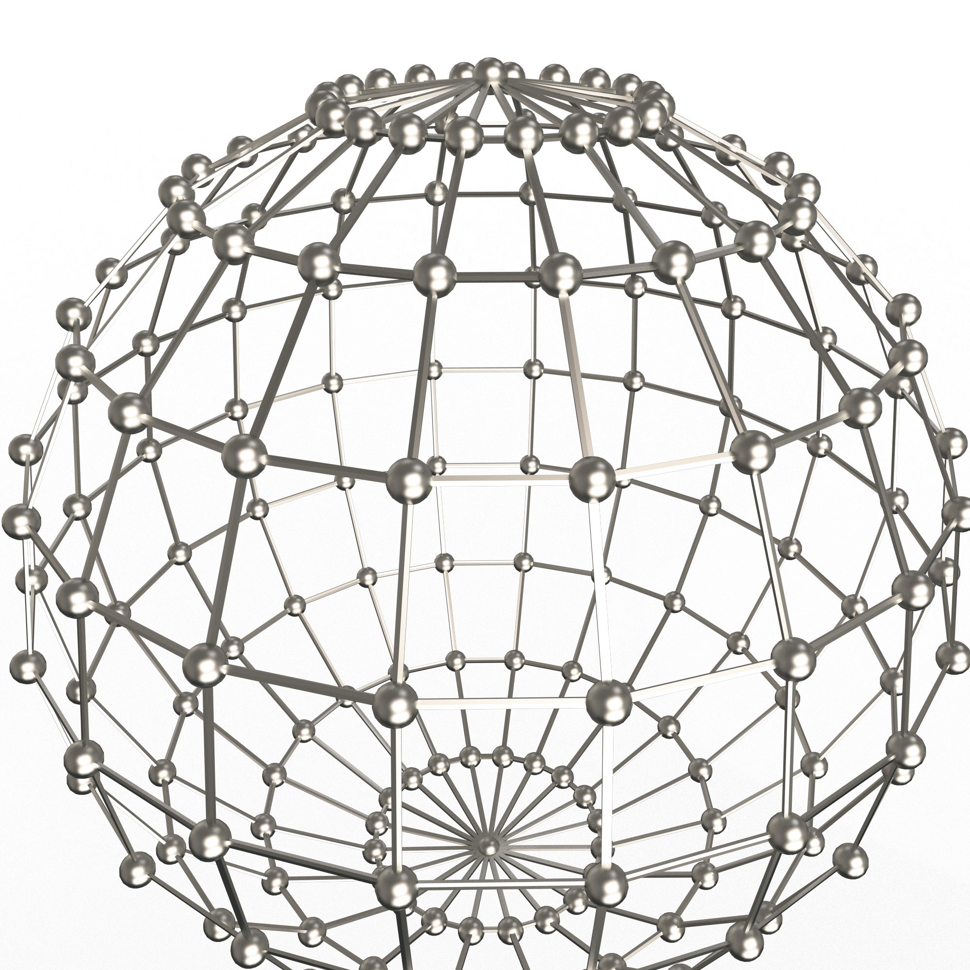 3D Wireframe Sphere 003 model - TurboSquid 1914286
