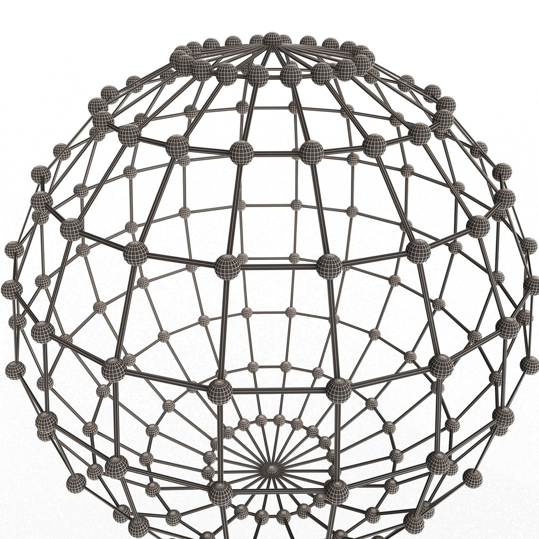 3D Wireframe Sphere 003 Model - TurboSquid 1914286