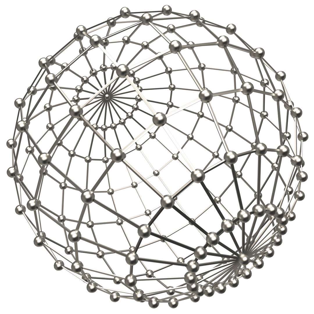 3D Wireframe Sphere 003 Model - TurboSquid 1914286