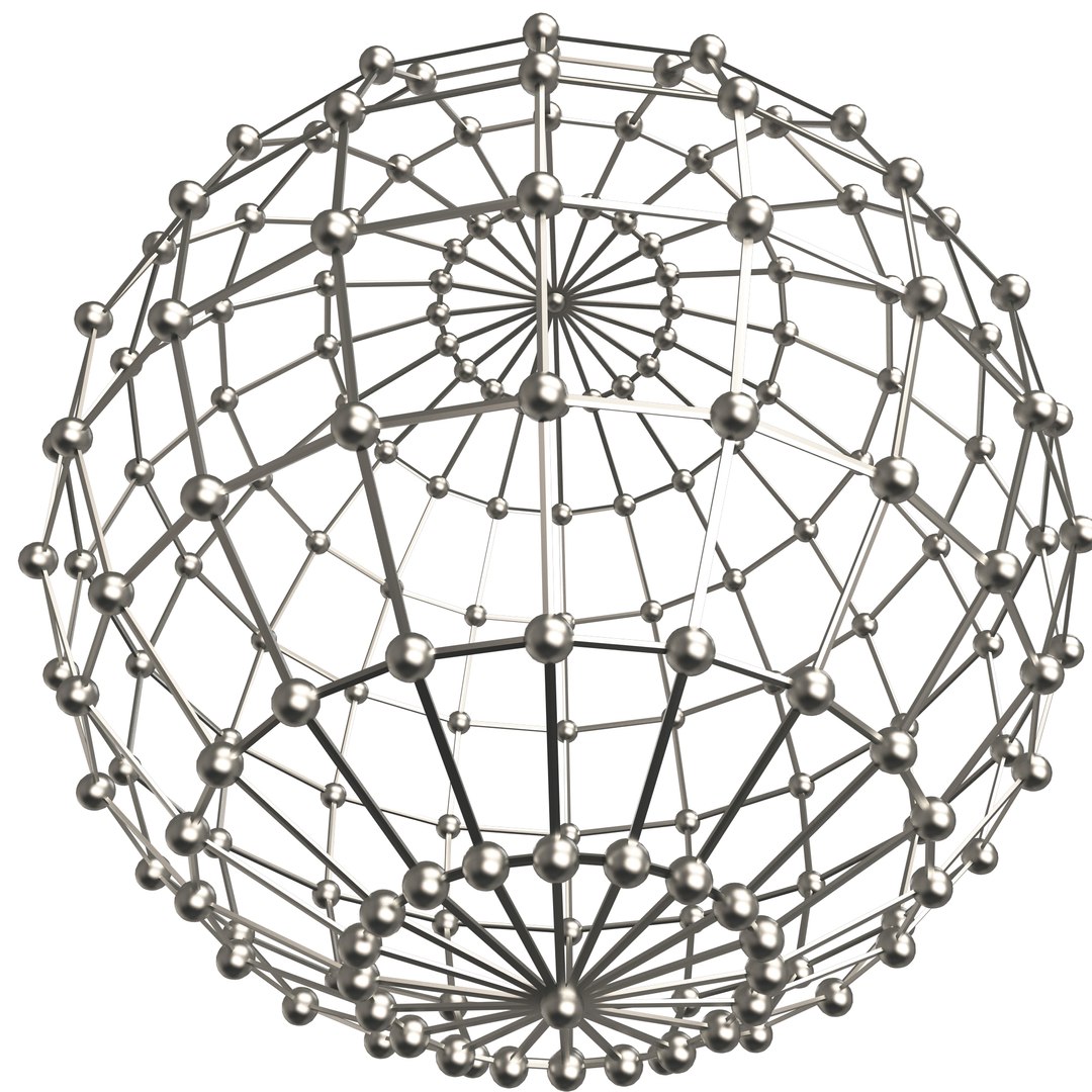 3D Wireframe Sphere 003 Model - TurboSquid 1914286